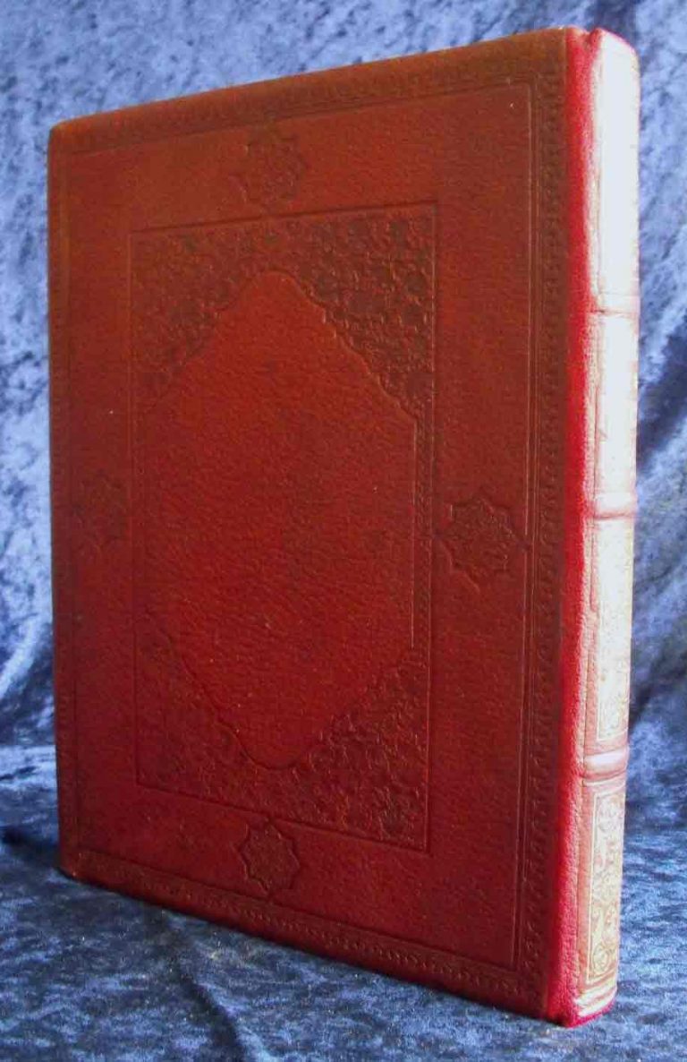 Morocco binding restoration - Sussex Book Restoration