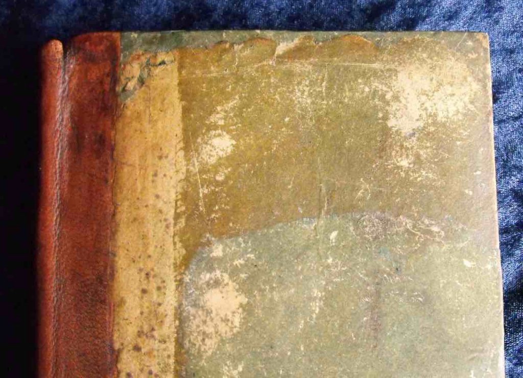 Book restoration of John Constable's notebook - Sussex Book Restoration